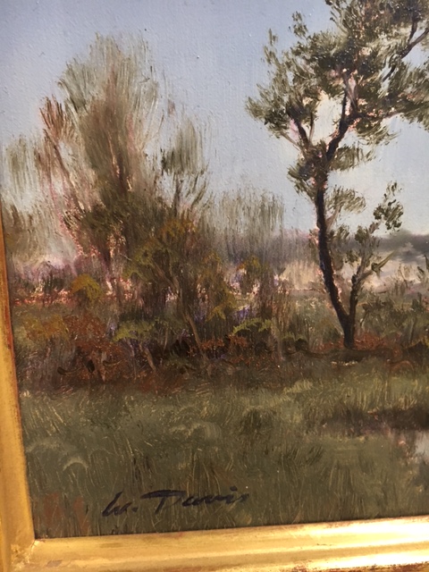 WILLIAM R DAVIS (American, 1952-) CAPE COD DUNES AND MARSH